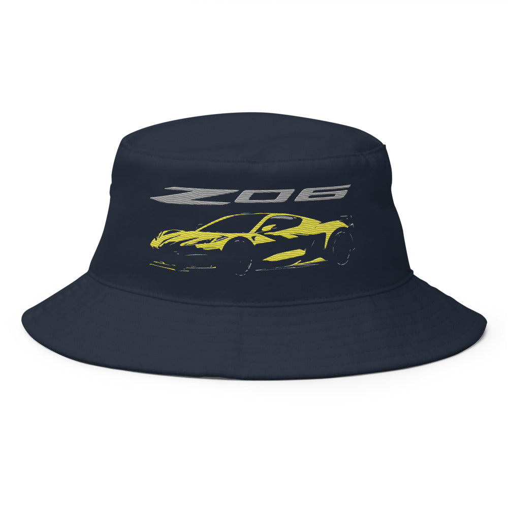 2024 Corvette Z06 C8 Silhouette Accelerate Yellow Vette Drivers Bucket ...