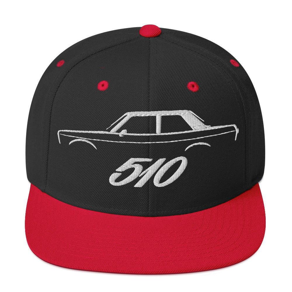 Datsun 510 Japanese Classic Car JDM Fans snapback hat for car shows ...