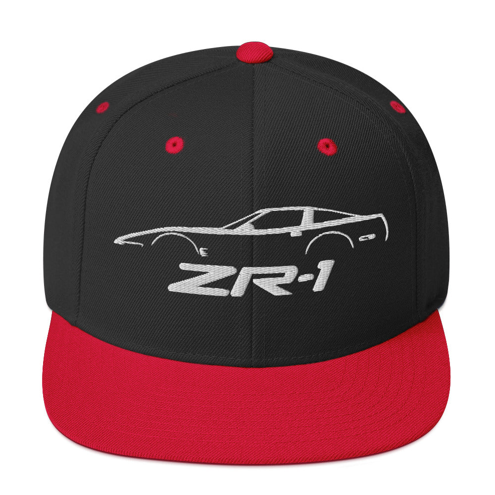 C4 Corvette ZR1 snapback hat silhouette design for Fourth Gen Vette Ow ...