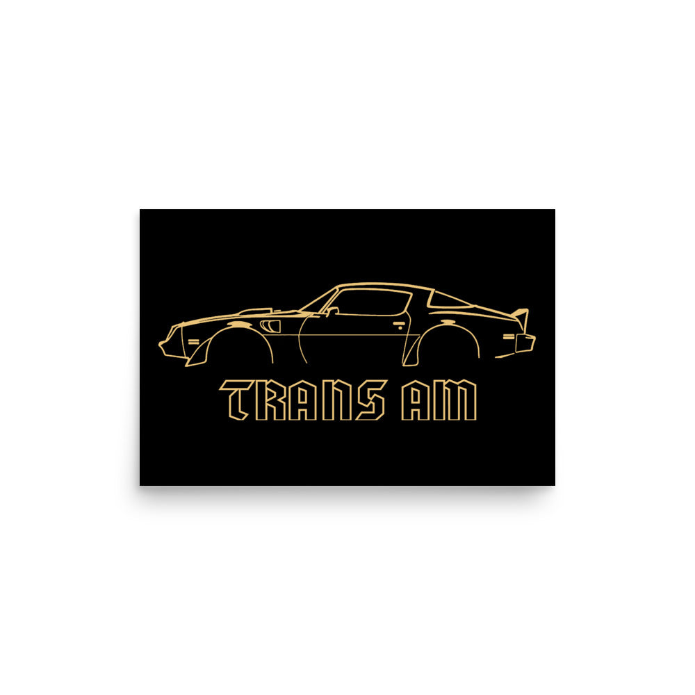 77 Trans Am Firebird Poster for Firebird Owners – Racing Roots
