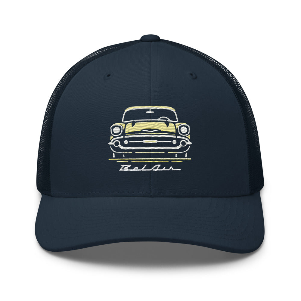 Colonial Cream 1957 Bel Air hat for 57 Chevy Classic Car Owners Antiqu ...