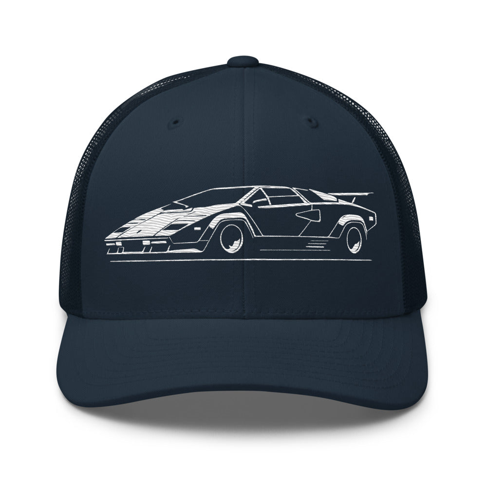 Countach hat 80s Supercar Trucker Caps – Racing Roots