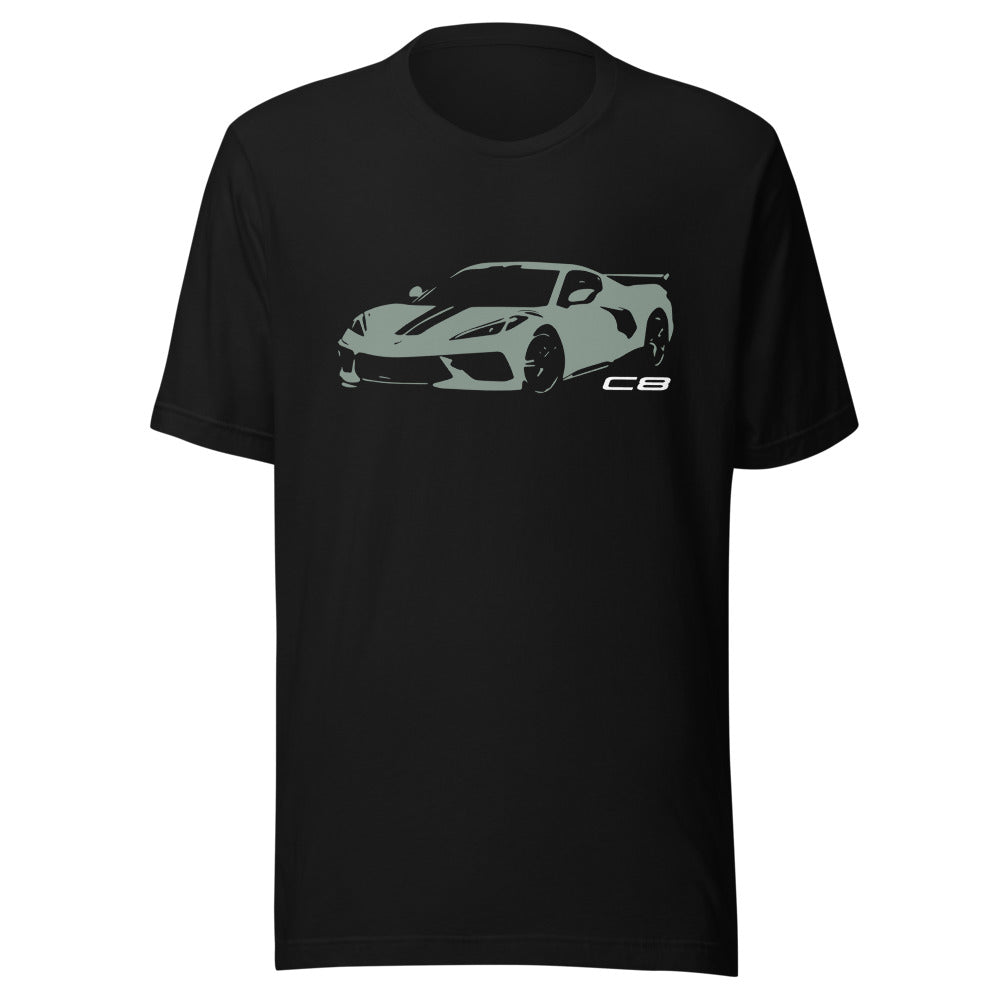 2024 Corvette C8 t-Shirt Cacti Green 8th Gen Vette Drivers Shirt ...