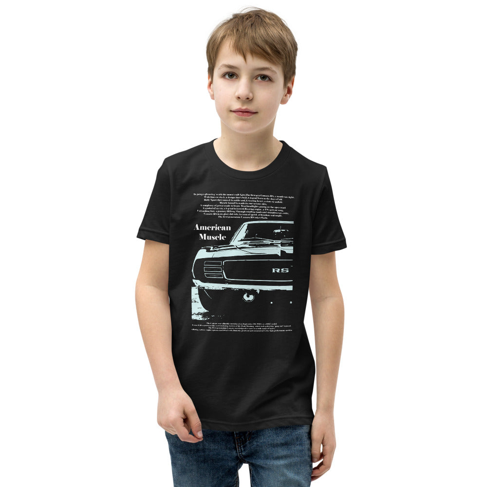 First Generation Chevy Camaro RS Muscle Car Historic Poem Youth Short ...