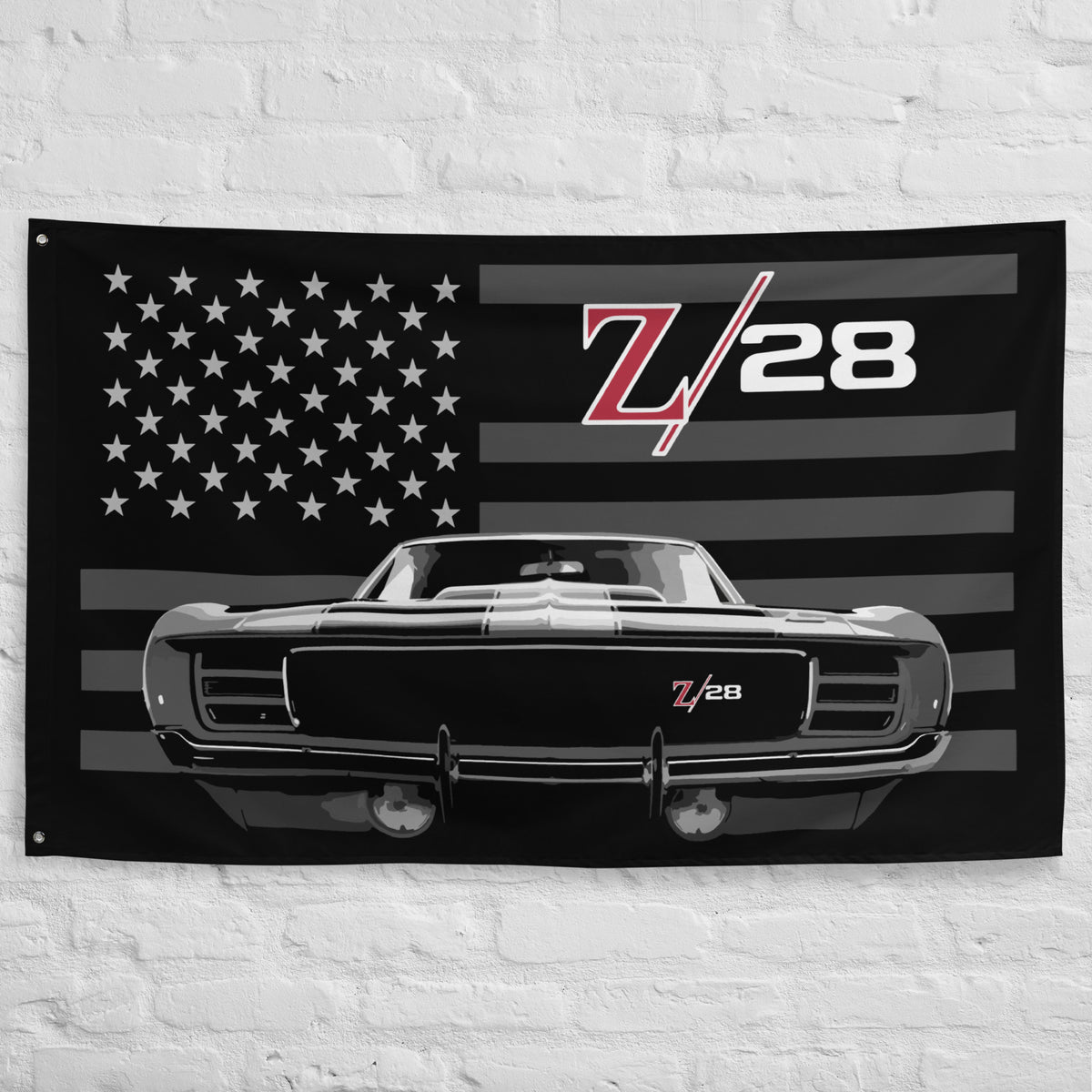 Vintage Chevy Camaro Z/28 1st Gen Z28 Muscle Car Club Garage Office Ma ...