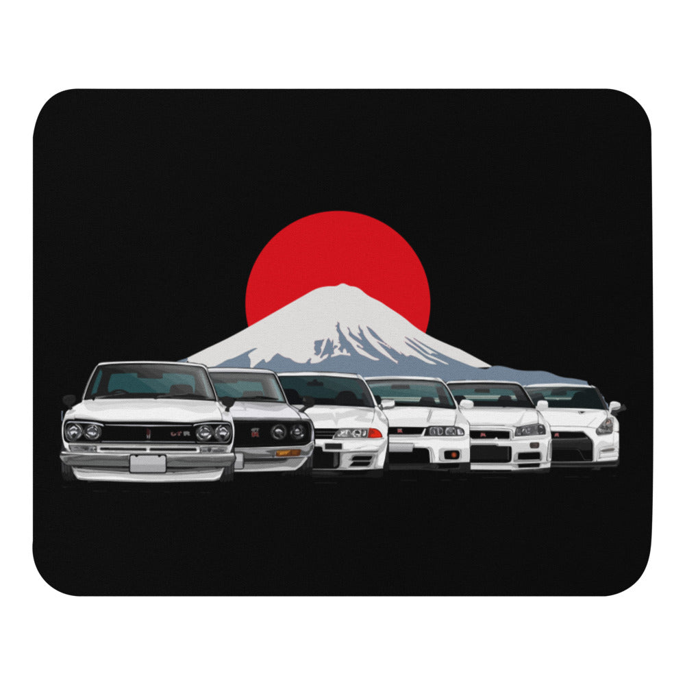 Skyline GT-R Generations JDM Mouse pad – Racing Roots