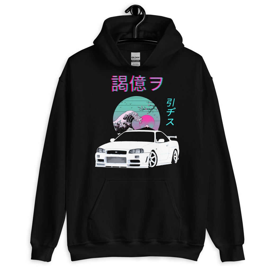 Skyline GT-R R34 JDM Tuner Car Drift Street Racing GTR Unisex Hoodie ...