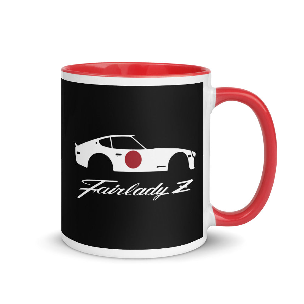 Datsun 280z Fairlady Z Script Japanese JDM Custom Design Mug with Colo ...